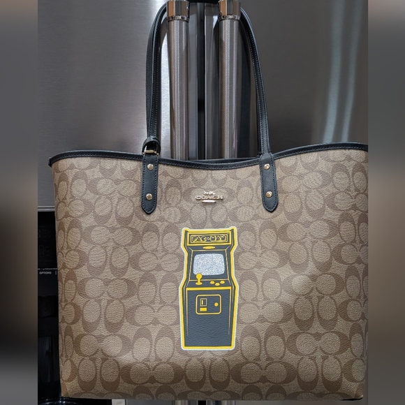 Coach | Bags | Coach X Pacman Reversible Tote | Poshmark